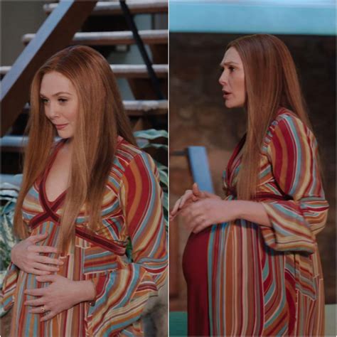 Elizabeth Olsen Pregnant Wandavision Comparisons God Im Praying For