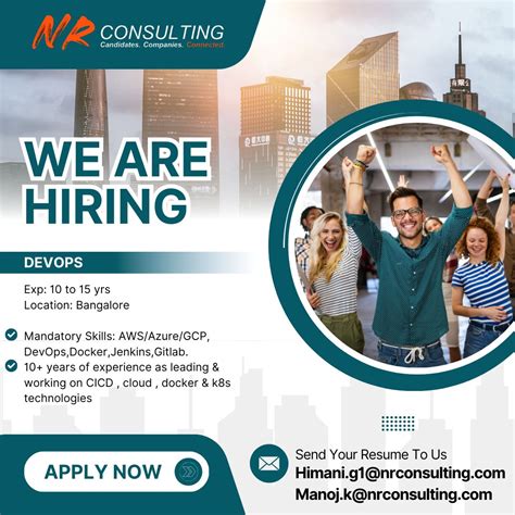 Nr Consulting On Linkedin Devopsengineer Cloud Bangalorejobs