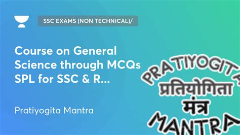Ssc Exams Non Technical Railway Exams Course On General Science