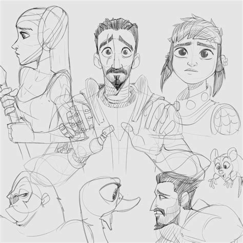 Nimona Sketch R Illustration