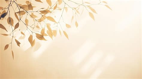 Premium Ai Image Silhouetted Leaves Gracefully Cast Translucent