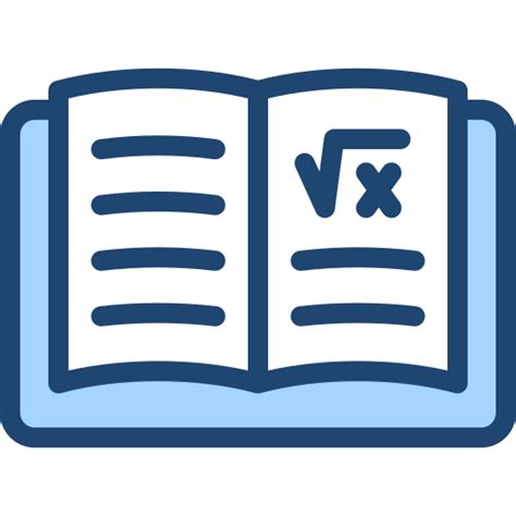 Math Book Generic Blue Icon