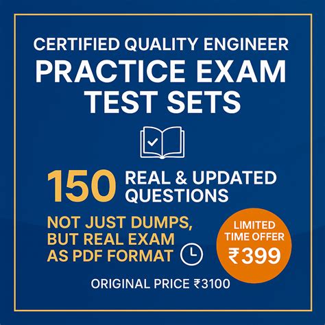 Certified Quality Engineer Cqe Practice Exam Tests 150 Real And Updated Questions Asq 2025