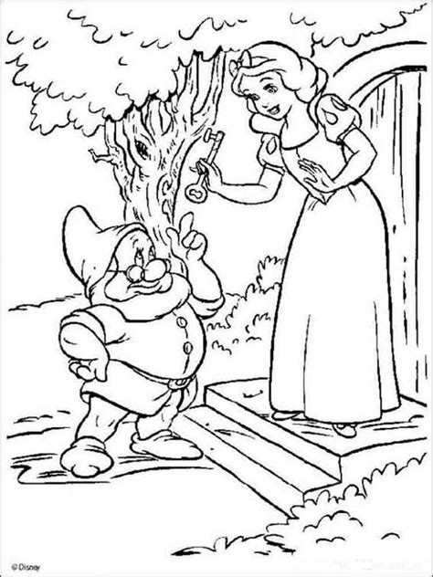Snow White Coloring Pages Download And Print Snow White Coloring Pages