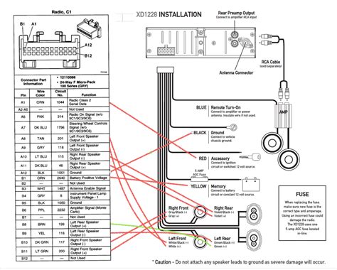 06 Chevy Silverado Factory Radio Wiring Diagram