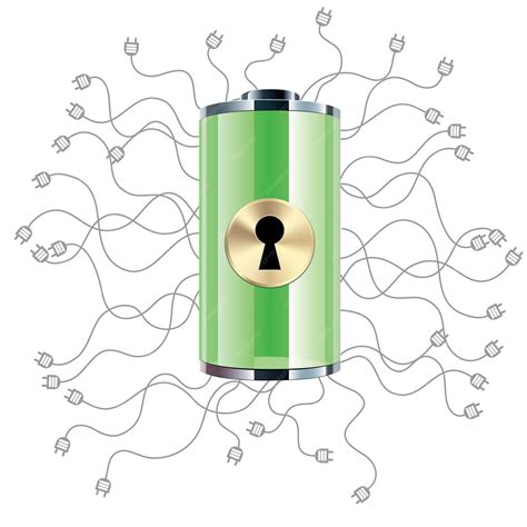 premium vector new energy concept design secure encryption design