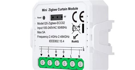 Tuya Wireless Wifi And Zigbee Curtain Switch Module For Roller Shutter