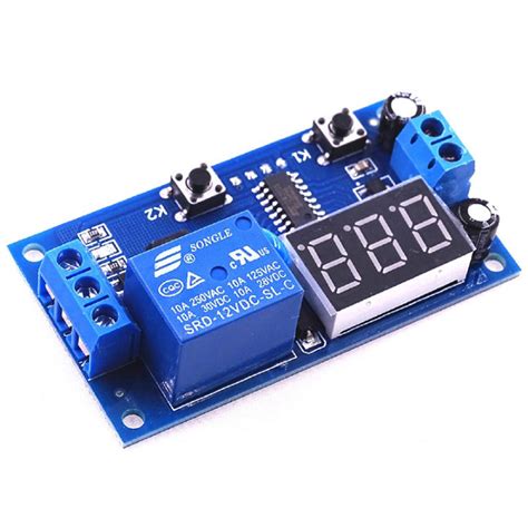 1PCS DC 12V Infinite Cycle Delay Timing Timer Relay ON OFF Switch Loop