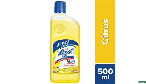 Buy Lizol Citrus Scent Disinfectant Floor Cleaner 500ml Online At Best