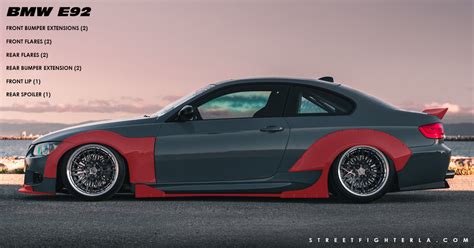 Evasive Motorsports Streetfighter La Wide Body Kit Full Kit Bmw 3