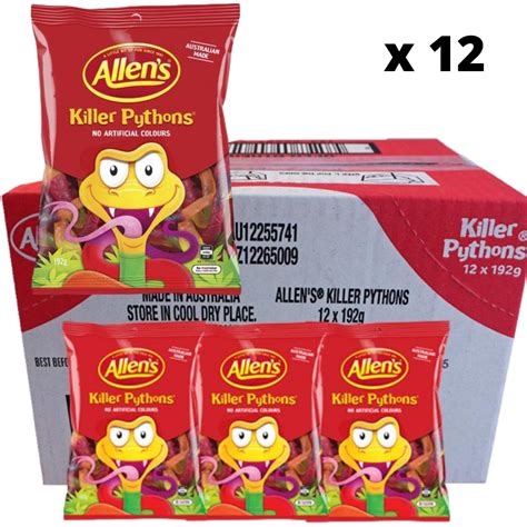 Allens Killer Python 192g 12 Packs Showbagsgalore