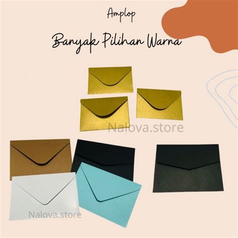 Amplop Vintage Amplop Warna Warni Amplop Hitam Amplop Rustic Amplop Cokelat Lazada