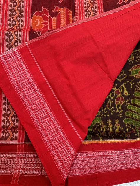 Kurinji Sambalpuri Orissa Cotton Saree Label Agai