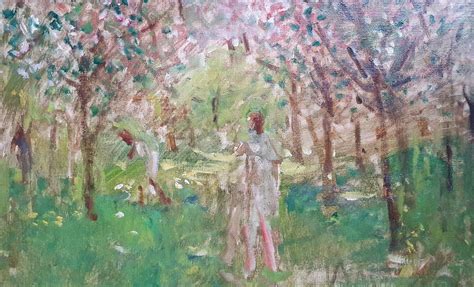 Proantic Ernest Quost Femme Dans Une Forêt Huile Sur Toile Impressio