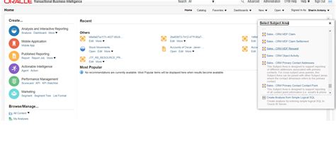Price Book Subject Area — Oracle