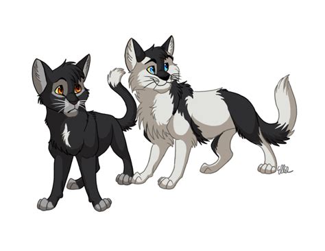 Ravenpaw And Barley By Windwo1f On Deviantart Warrior Cats Art