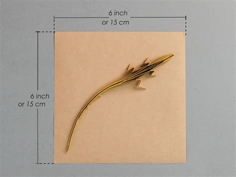 How To Fold An Origami Lizard Origami Ok