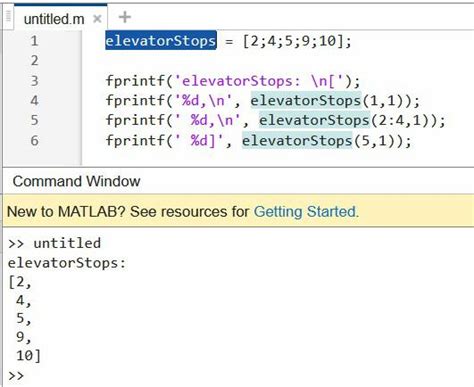 Construct A Column Array Elevatorstops With Values 2 4 5 Quizlet