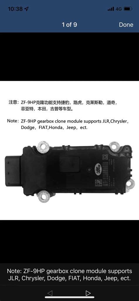 Yanhua Acdp Module 28 Zf 9hp Gearbox Clone Mk3