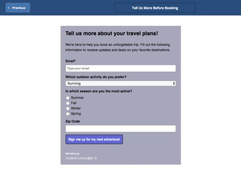 how to build multi step forms in activecampaign activecampaign