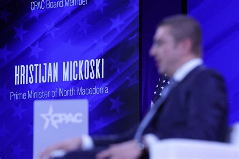 Hristijan Mickoski Гласот на Македонија на Cpac 👇 Вредности партнерства и принципи 🇲🇰🤝🇺🇸