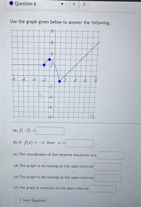 solved use the graph given below to answer the following
