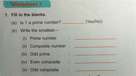 Class 5 Unit 3 Worksheet 7 Dav Public School ।। Dav Class 5 Unit 3