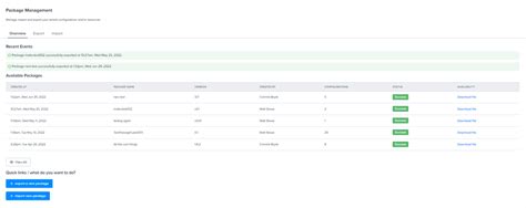 Manage Packages Beta Skedulo Documentation