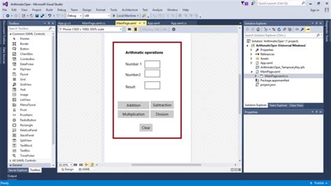 Creating Arithmetic Operation In Universal Windows Apps Development With Xaml And Visual C
