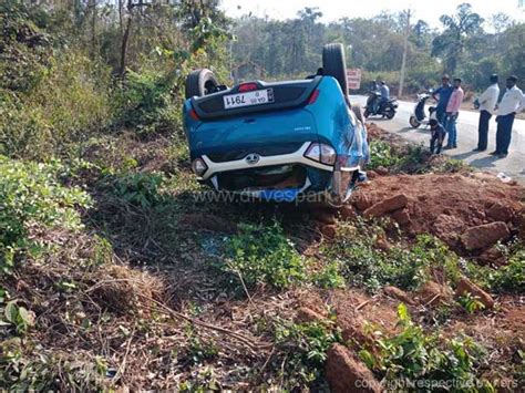 Tata Nexon Accident Topples The Suv Crash Reveals Its Build Quality