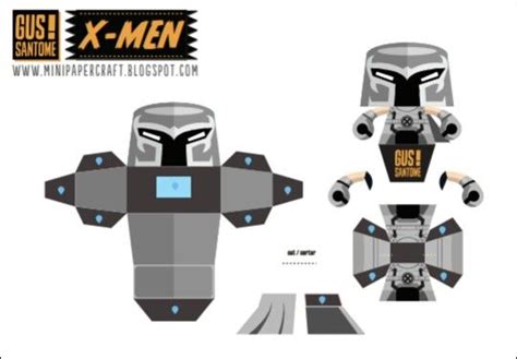 Pin De Alice Torres Em X Men Brinquedos De Papel Papercraft Ideias
