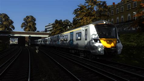 A Thameslink Class 700 Departs Denmark Hill Going Towards Sevenoaks On