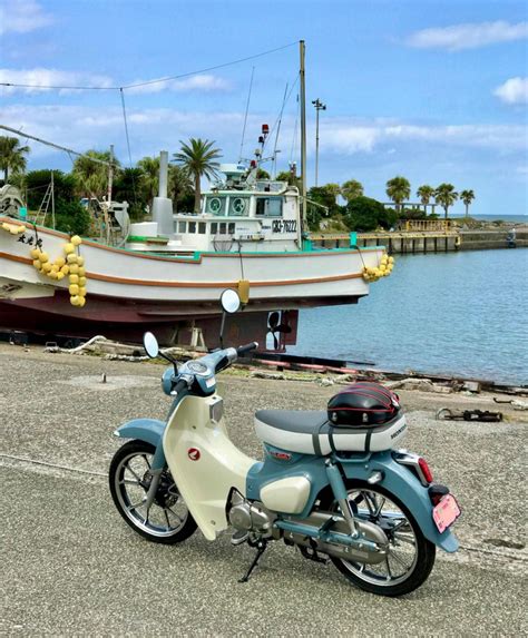 テッサー天野さんの投稿した愛車情報 Super Cub C125 ⭐︎いすみ市 太東漁港までショートツーリ ｜バイクのカスタム