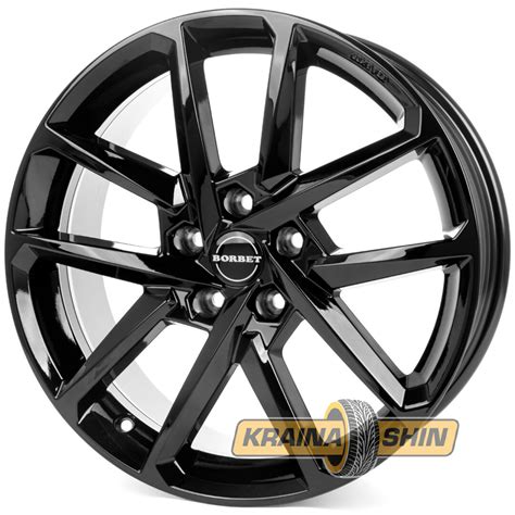 Диски Borbet N 7.5x18 5x114.3 ET50 72.5 цвет Black — гарантия | Краина Шин