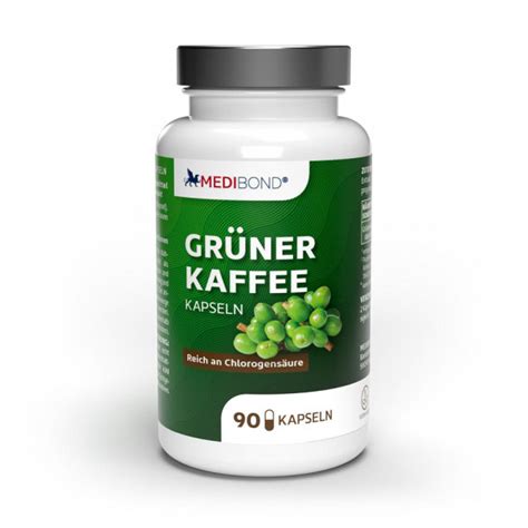 GrÜner Kaffee Kapseln Pflanzenstoffe Vitamine Und Mineralien Medibond