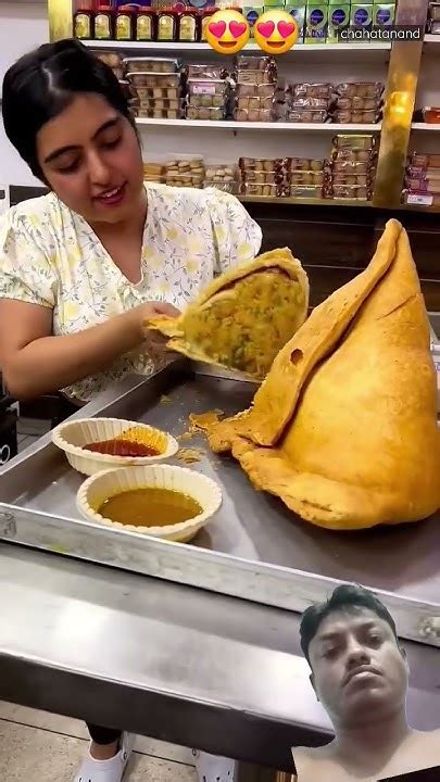 Biggest Samocha For All Samocha Lovers Food Shortvideo Youtube