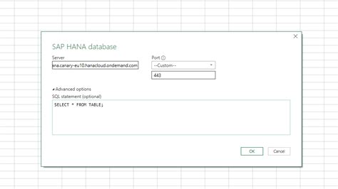Access Sap Hana Cloud Via Excel Sap Community