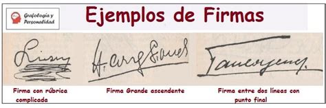 Grafología Ejemplos De Firmas Tips Para Una Firma Positiva Novelty Sign