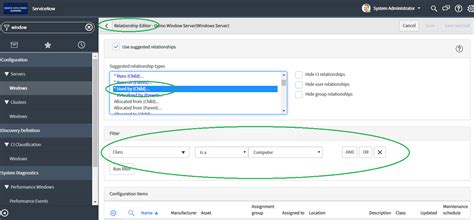 tutorial servicenow ci relationships and ci relationship editor