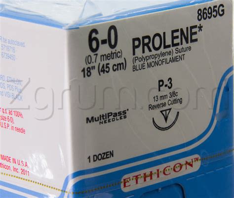 Bx 12 Suture Prolene Suture 6 0 Blue Mono 18 W P3 Needle Lifesupply Ca Canadian Wellness
