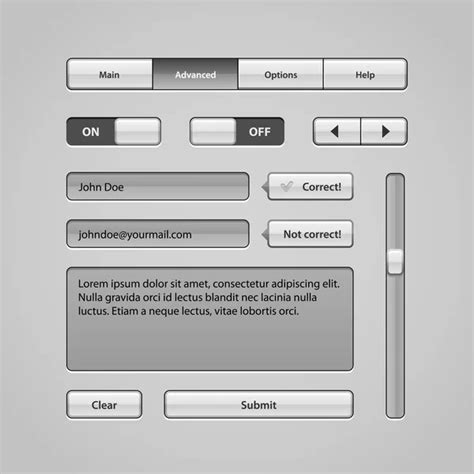 5715 Soft Ui Vector Images Depositphotos