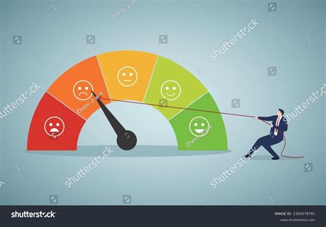 Performance Rating Customer Feedback Credit Score Stock Vector Royalty Free 2393578791