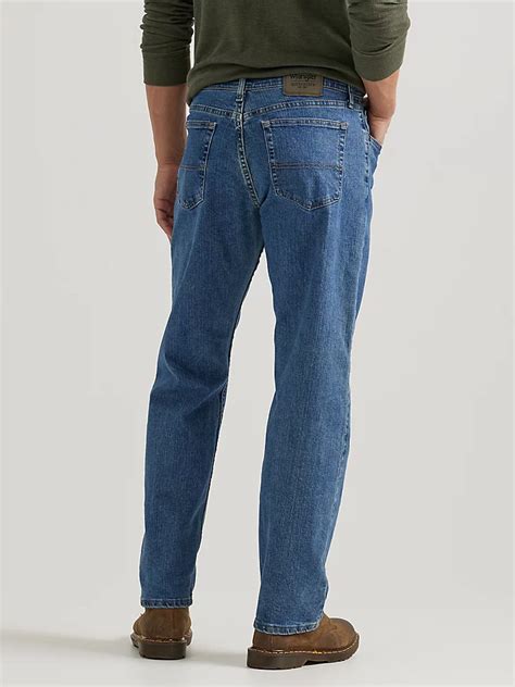 Wrangler Authentics Mens Relaxed Fit Comfort Flex Jean