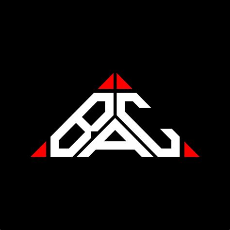 Bac Letter Logo Creative Design With Vector Graphic Bac Simple And