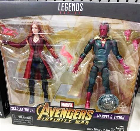 Hasbro Marvel Legends Scarlet Witch And Vision Two Pack Found The Fwoosh