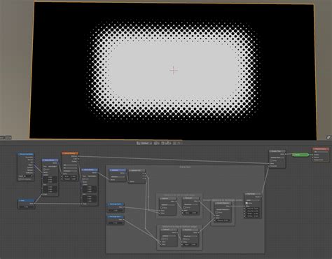 Halftone Window Frame Material Materials And Textures Blender Artists Community