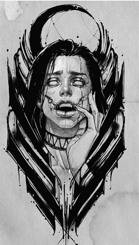 Pin On Tattoo Scary Tattoos Dark Art Tattoo Tattoo Sketches