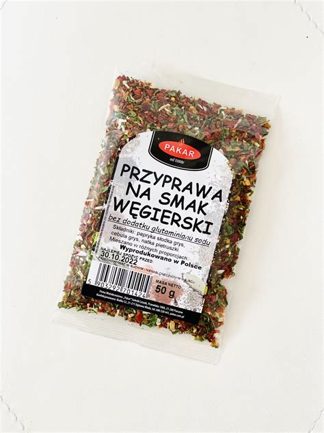 Przyprawa na Smak Węgierski Pakar g Kawy Słodycze Chemia