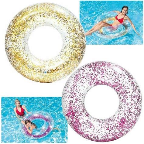 Tumalagia Bouée Gonflable Brillante Pour Piscine 107x27cm