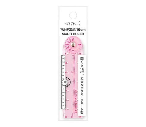 Midori Multi Ruler Ruler 16 Cm Black Likely Es Likely Es